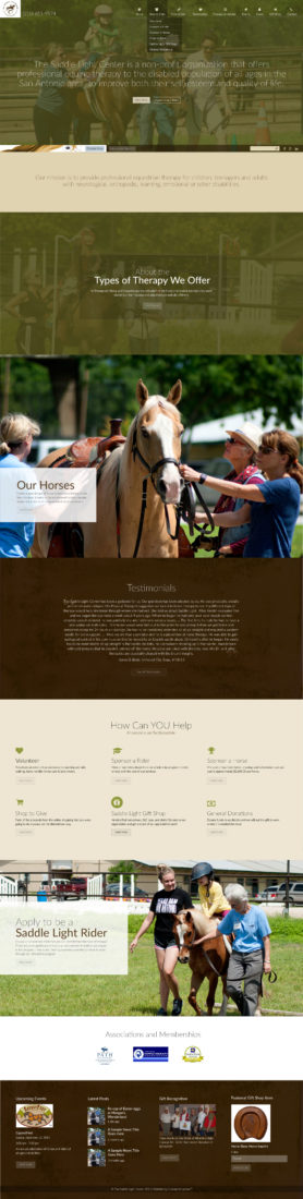 Saddle Light Center Website Updated - Concept Incarnate
